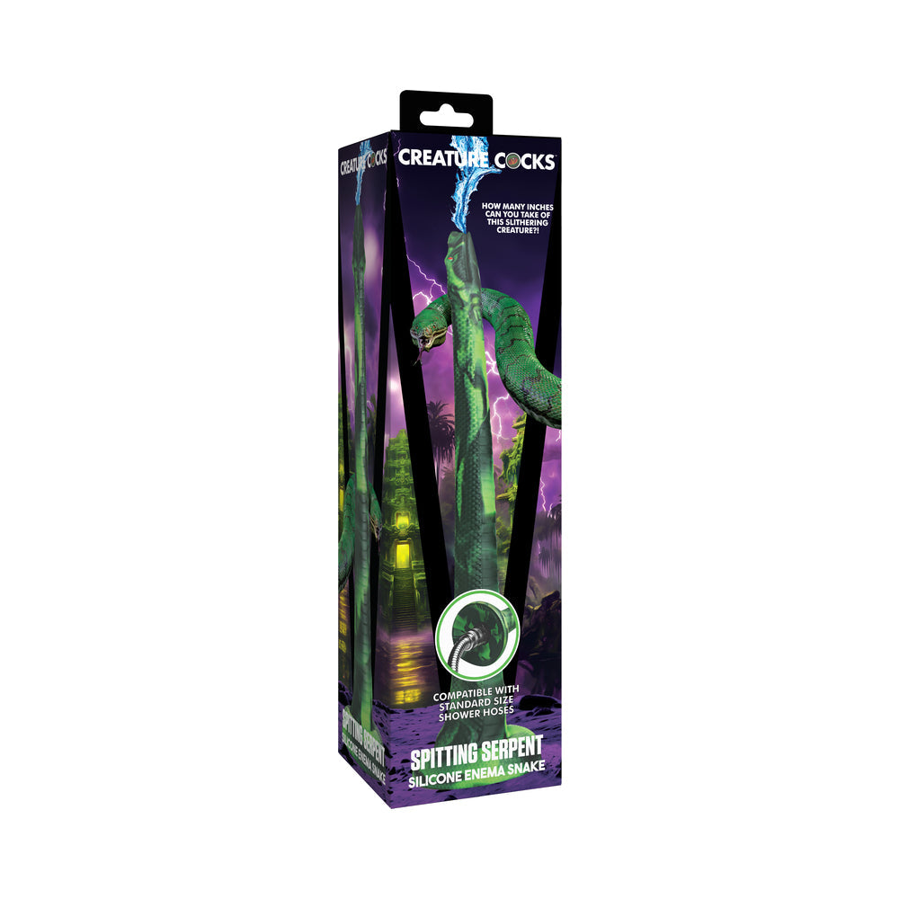 Creature Cocks Spitting Serpent Silicone Enema Snake – Horny Stoner